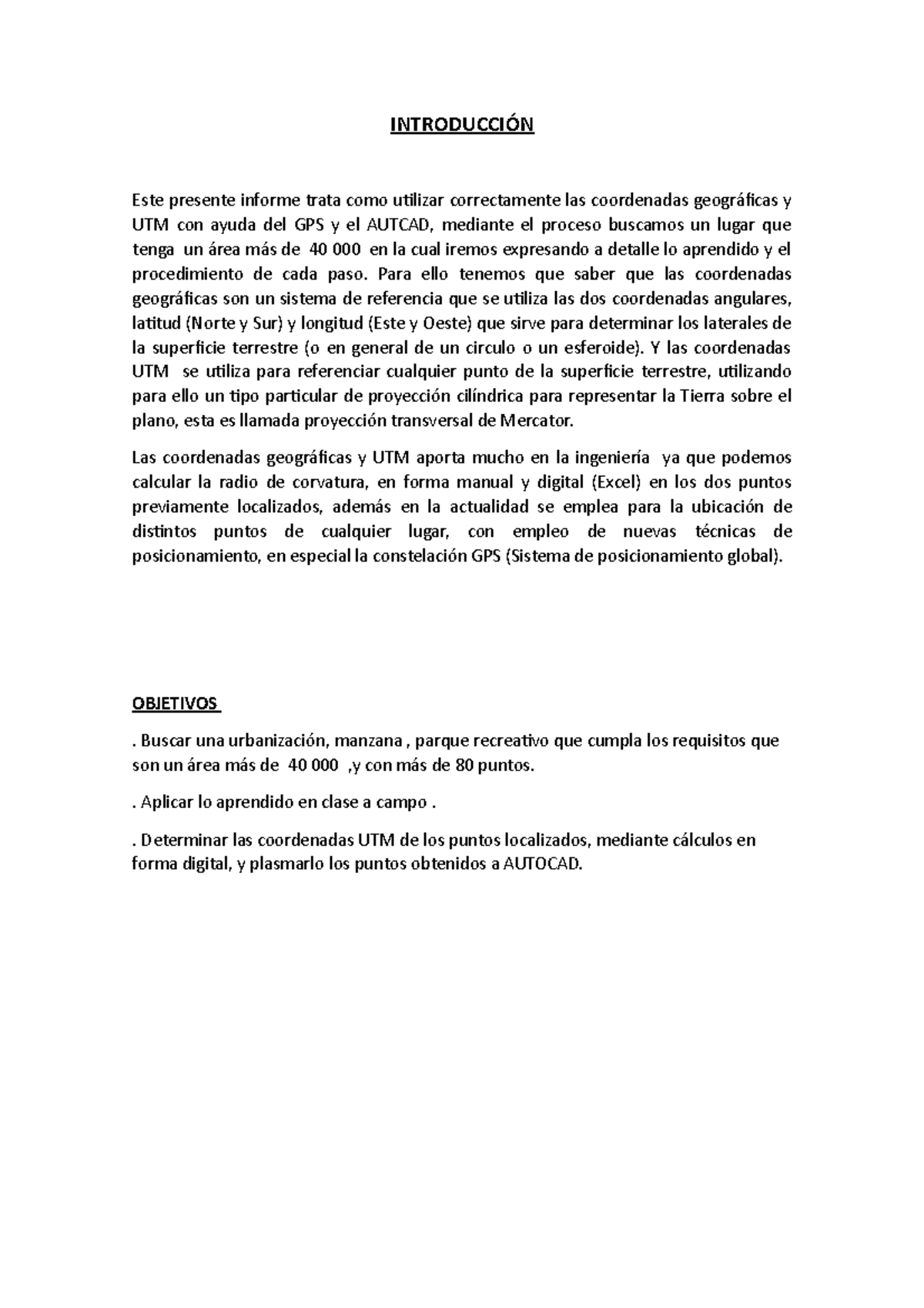 Inroducion - jajjdsjada - INTRODUCCIÓN Este presente informe trata como ...