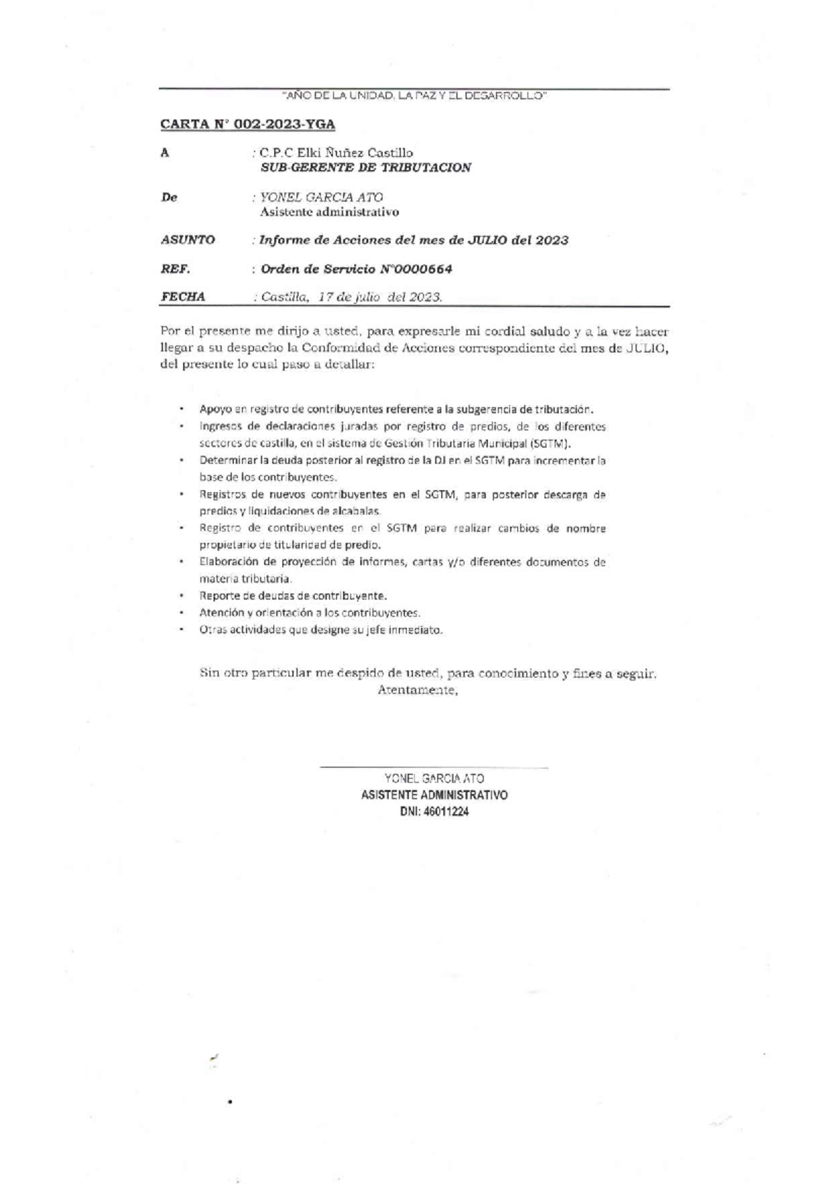 Carta - Redacción de textos - Studocu