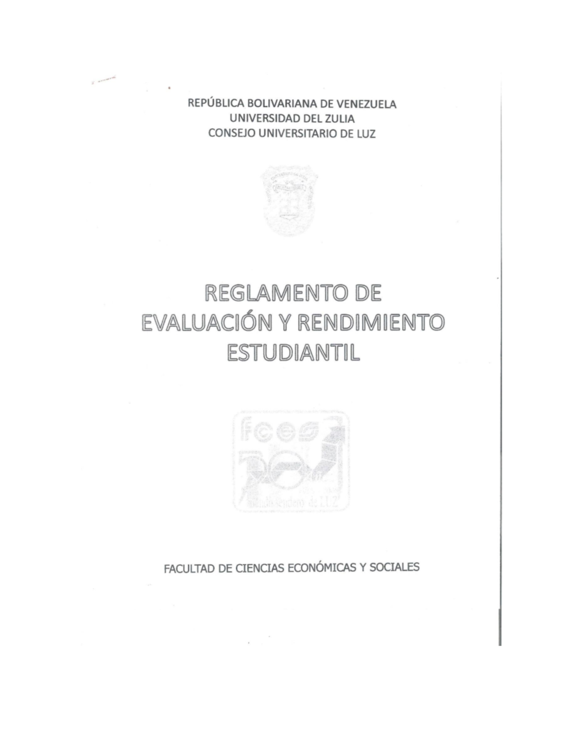 Reglamento de Evaluacion y Rendimiento Estudiantil Luz - Pensamiento critico - Studocu