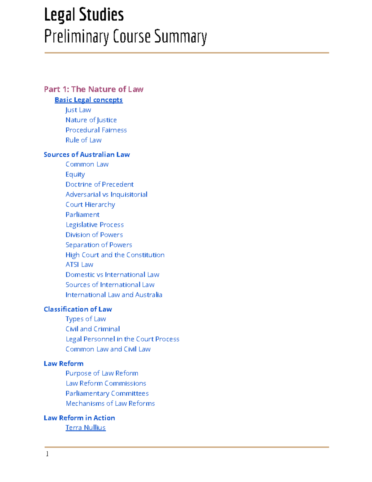 Year 11 legal studies summary 61a6f5ac542b4 - Legal Studies Preliminary ...