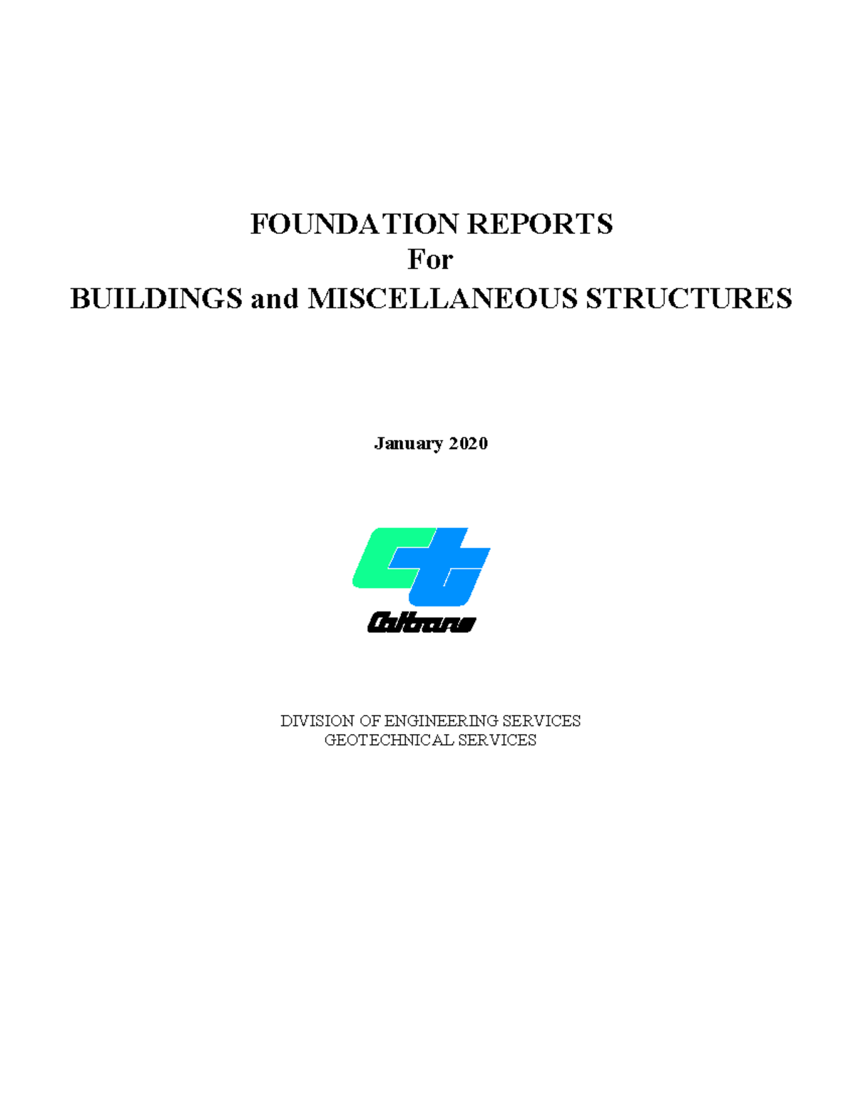 202001 GM FRfor Buildings a11y - FOUNDATION REPORTS For BUILDINGS and ...