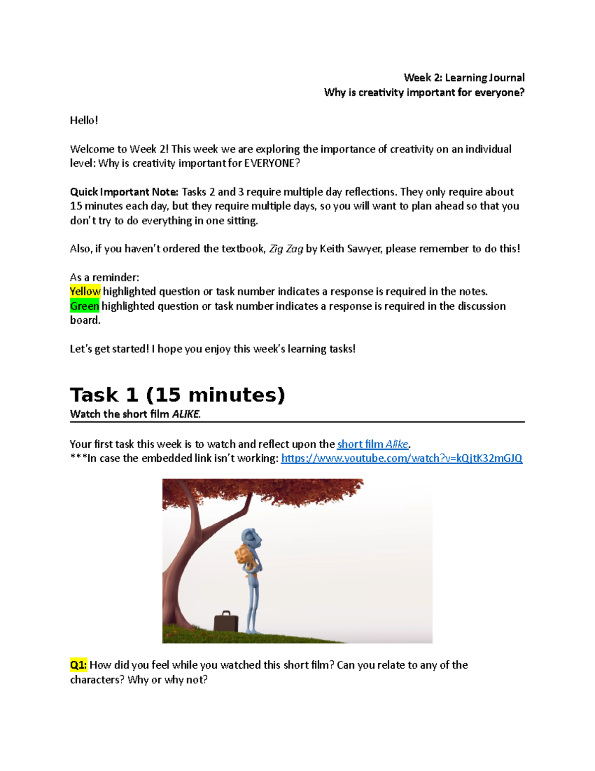 211 Week 02 Learning Journal - Week 2: Learning Journal Why is ...