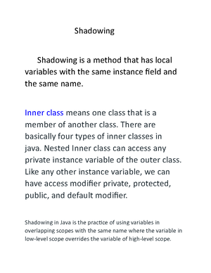Java Programming 2 - Java Notes - Computer Systems: Hardware Main ...