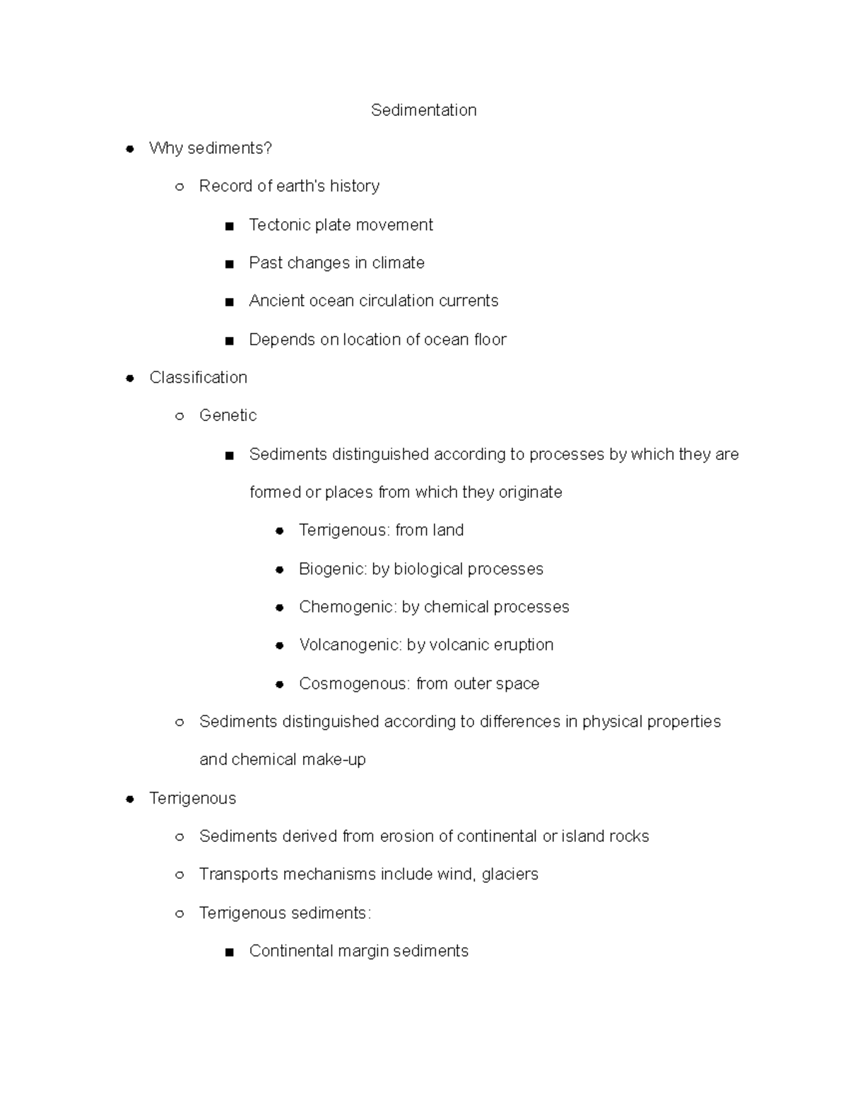 Lab 3 - talks about sediments and sediments are explored ...