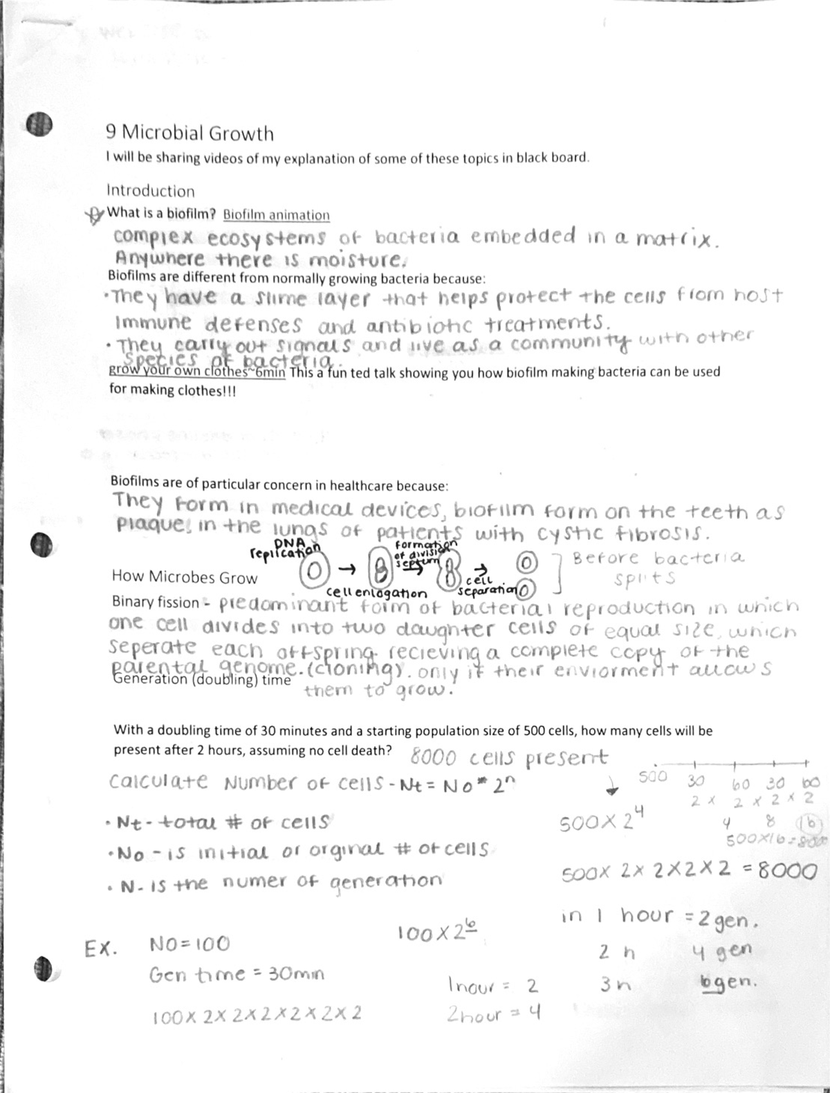 Micro Chapter 9 - BIOL 2117 - Studocu