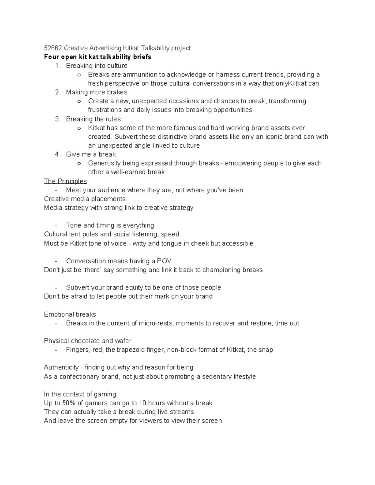 52662 Creative Advertising Kitkat Talkability project - Breaking into ...