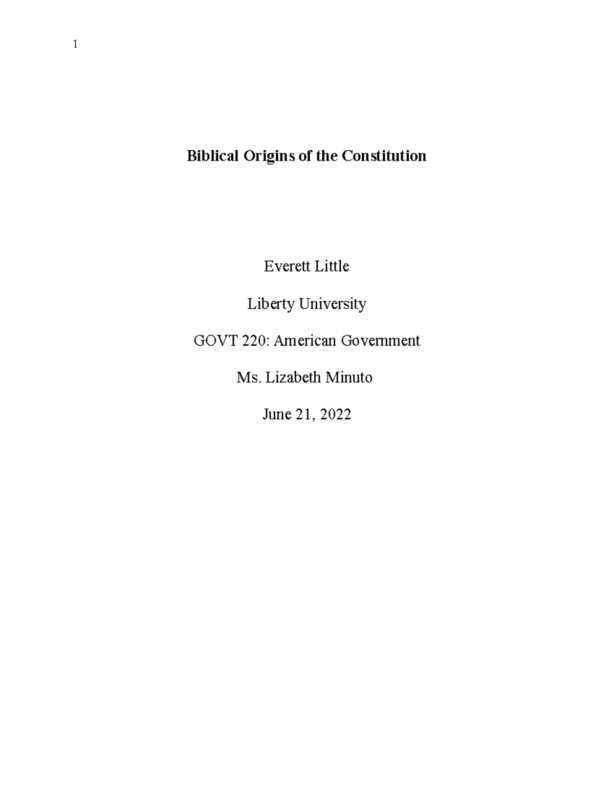 Biblical Origins of the Constitution submission 1 - Biblical Origins of ...