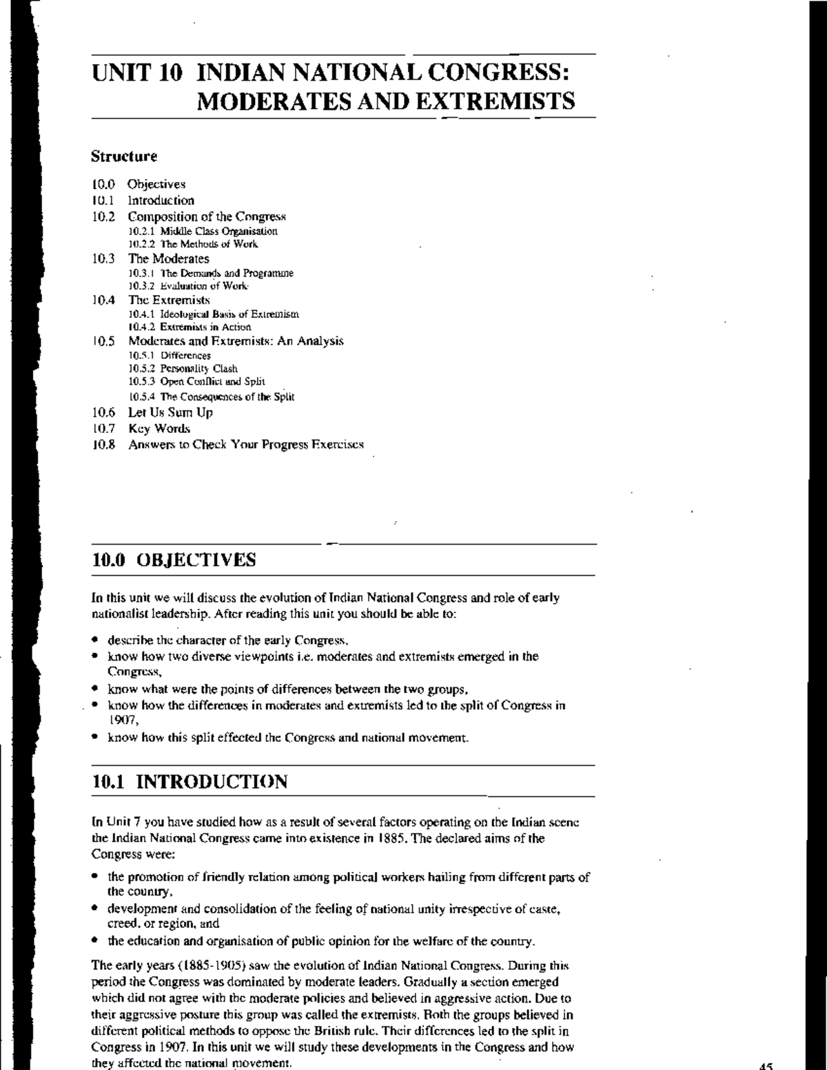Unit-10 - Summary History of India VI (Modern India) - UNIT 10 INDIAN ...