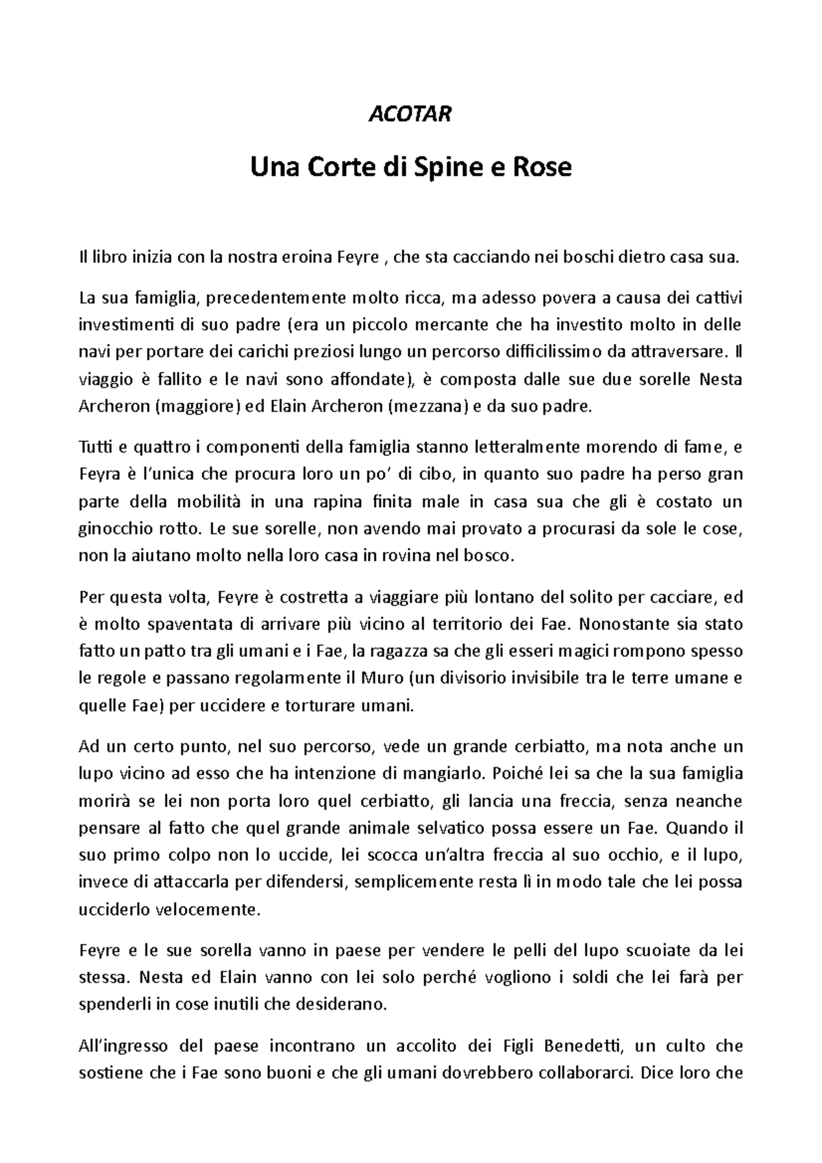 Acotar riassunto - Supreme Court Rules 2005 - Chapter 1 of the Rules of ...