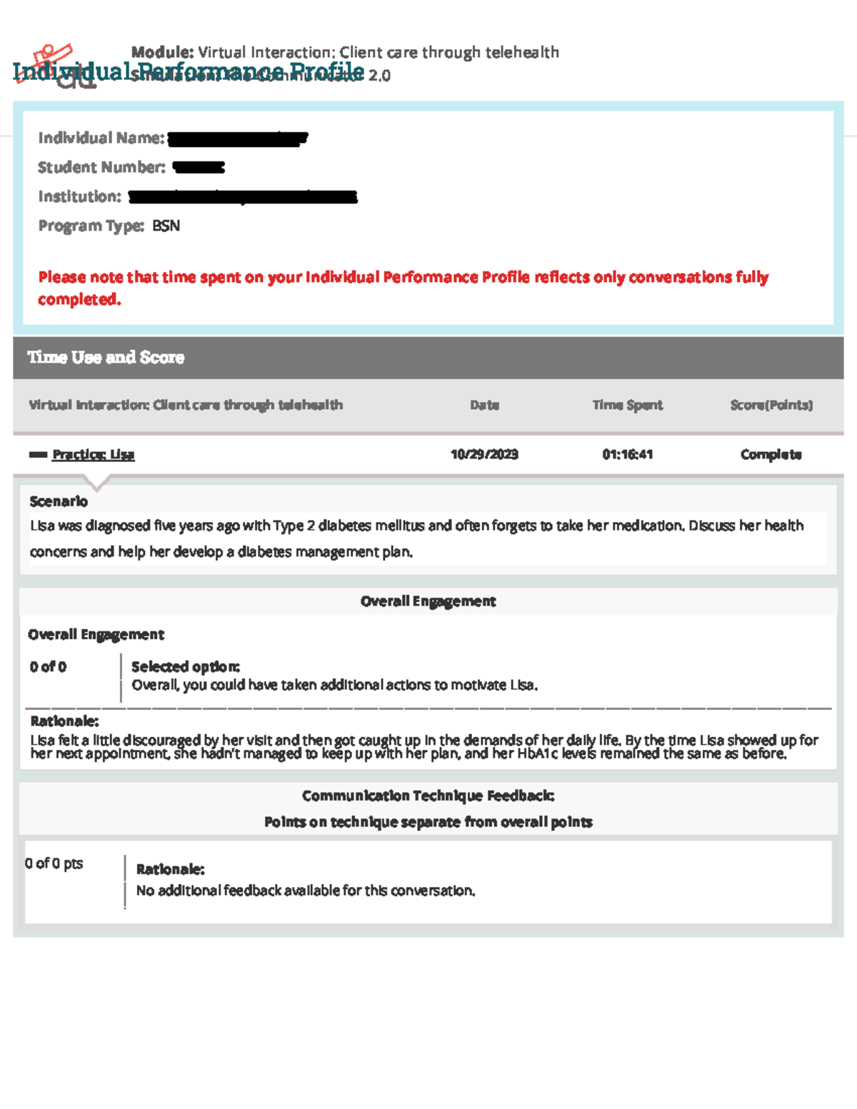 Simulation Results - ATI - Module: Virtual Interaction: Client care ...