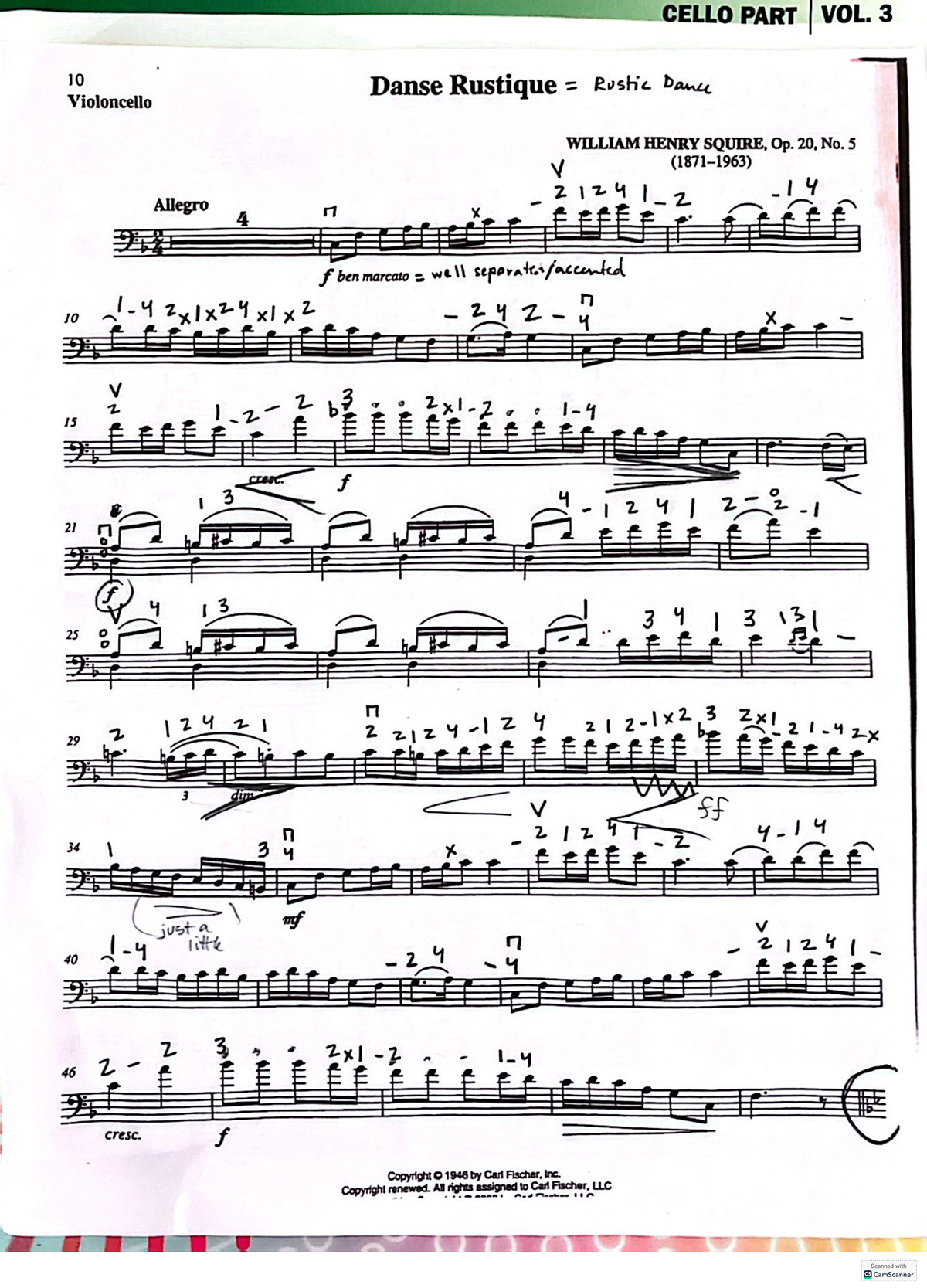 Cam Scanner 08-24-2024 09 - CELLO PART VOL. 3 10 Danse Rustique Rustic ...