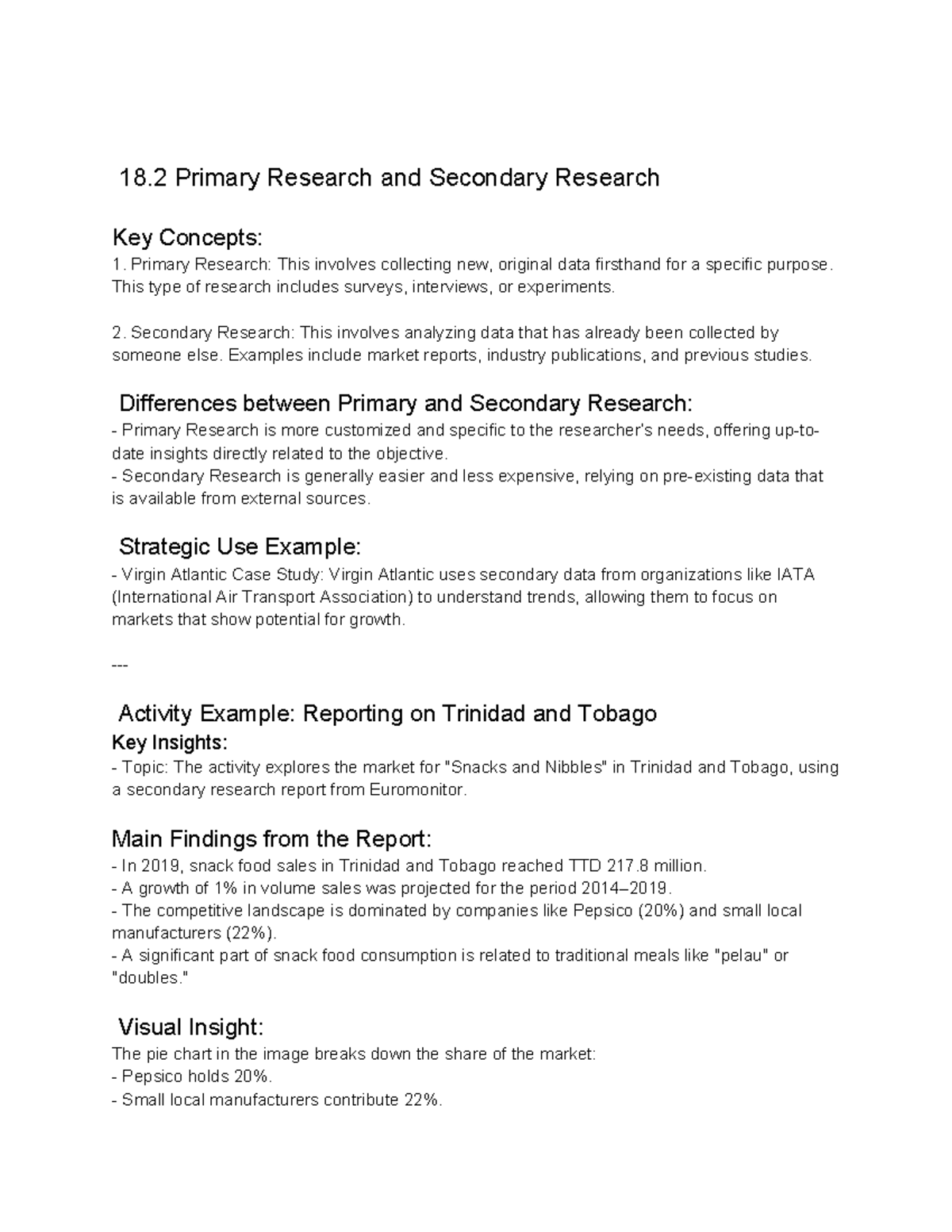 18.2 Primary Research and Secondary Research - 18 Primary Research and ...