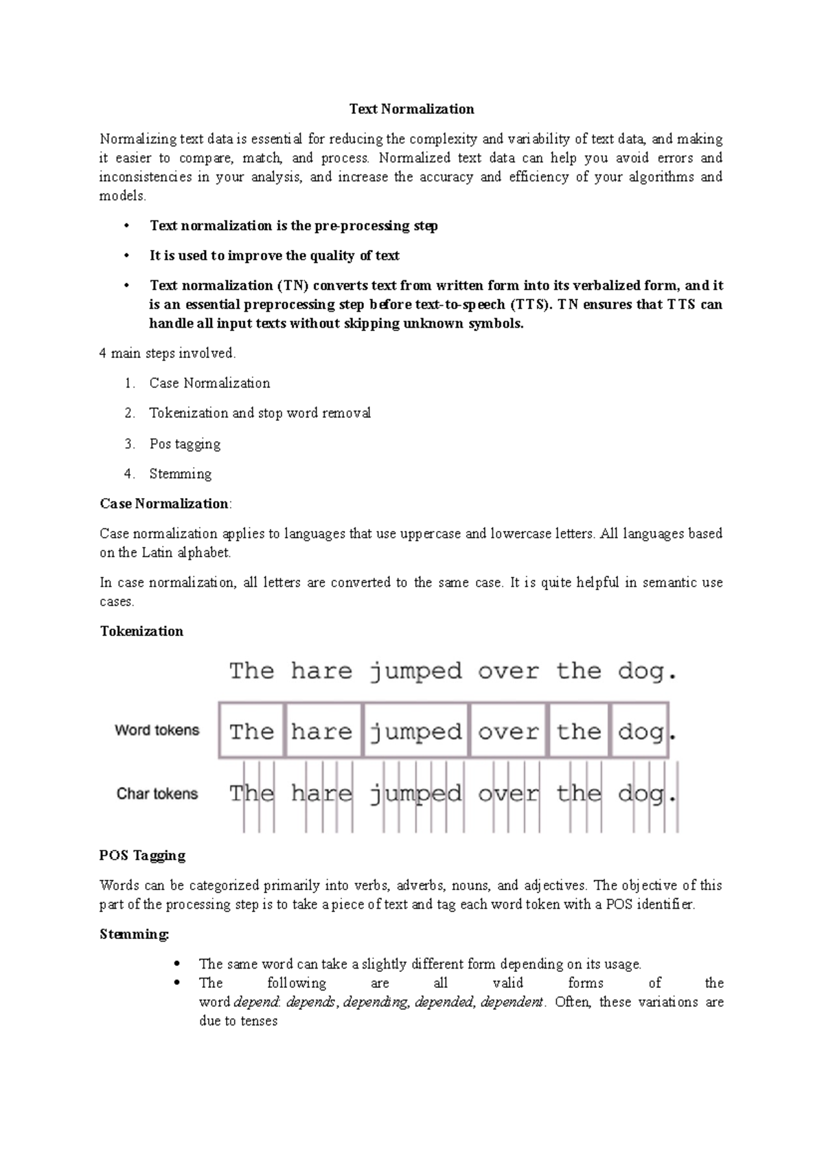 Text Normalization Notes Text Normalization Normalizing Text Data Is Essential For Reducing