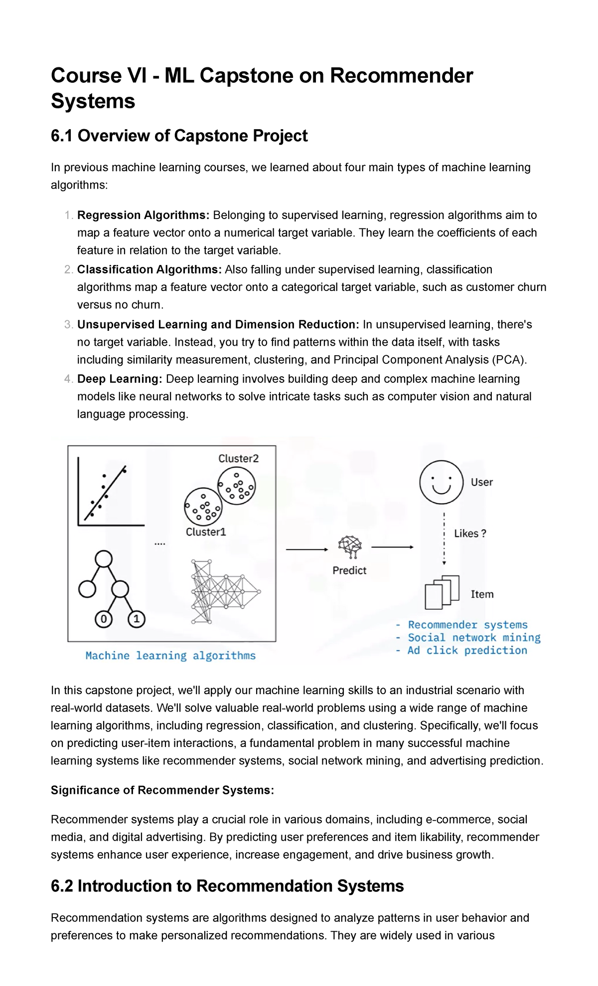 Course VI - ML Capstone on Recommender Systems - Course VI - ML Capstone on Recommender Systems ...