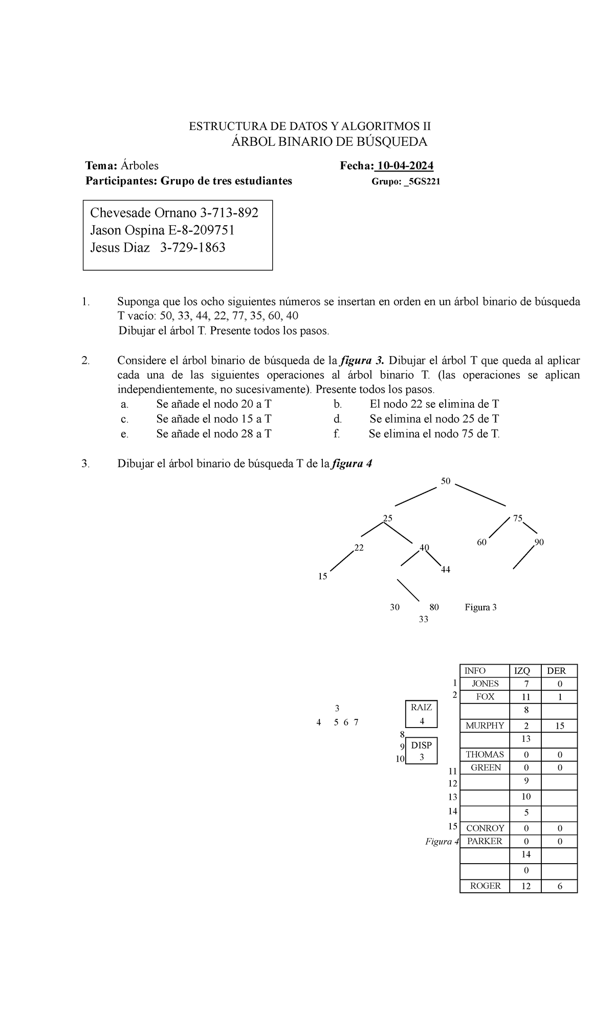 ED2-Actividad No. 3a-Practica de Arboles-ABB - ####### ESTRUCTURA DE ...