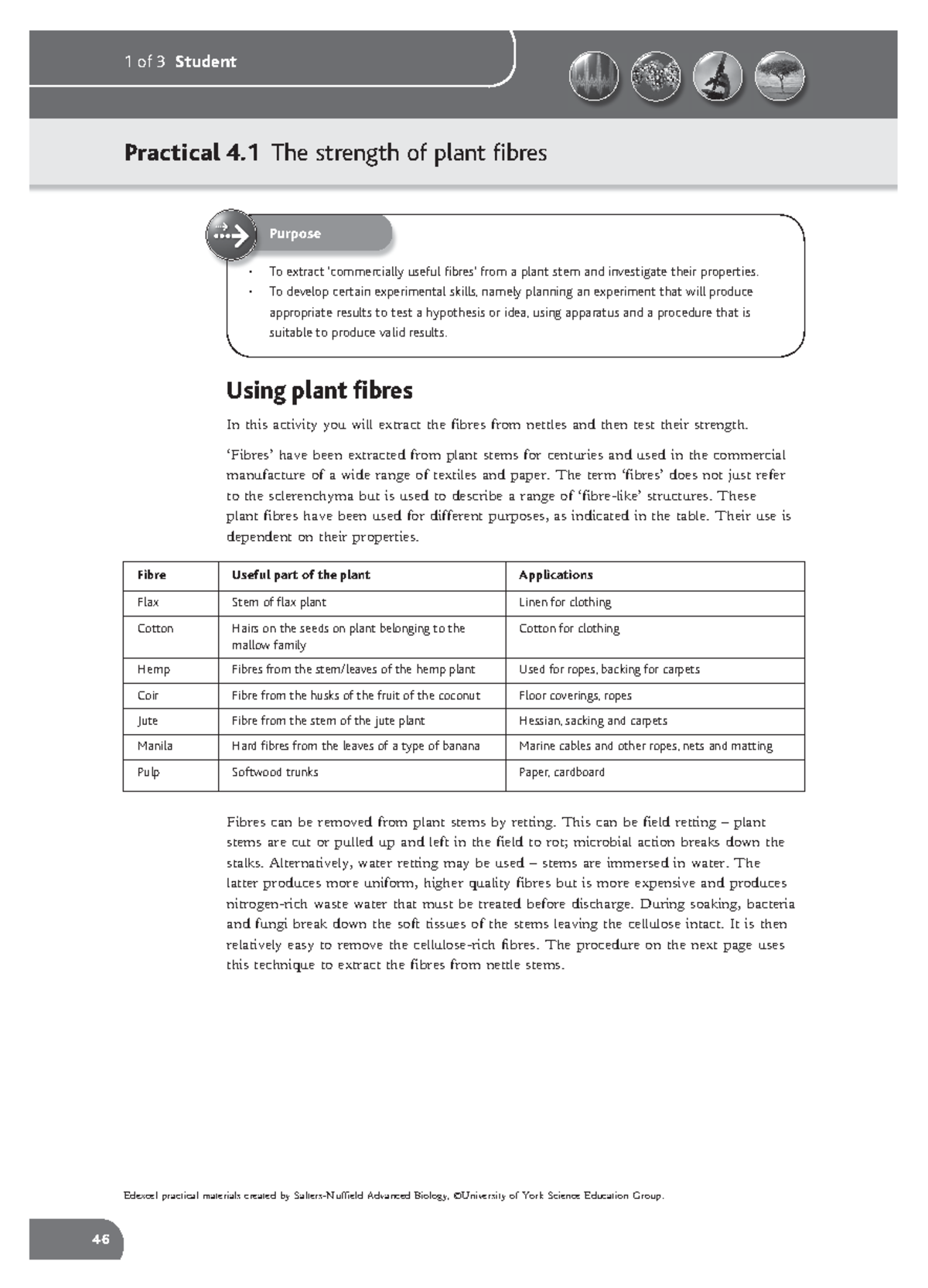 cpac 4 from pmt - Edexcel practical materials created by Salters ...