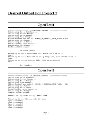 Programming Project 2 - Project 2 Operating Systems Programming Project 2: Threads and ...