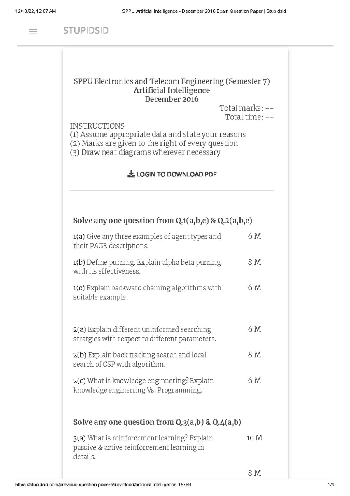 Machine learning - 12/18/22, 12:07 AM SPPU Artificial Intelligence ...