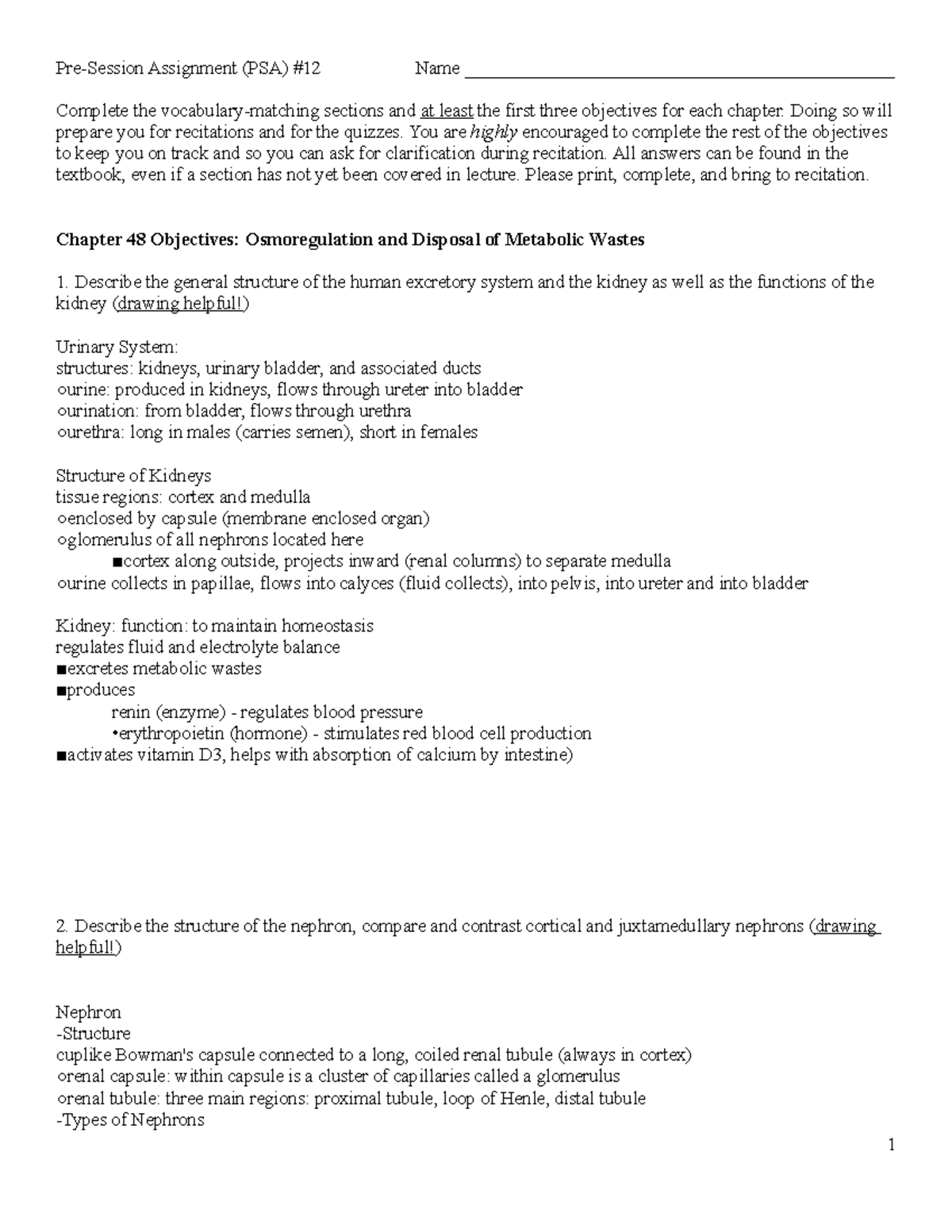 PSA 12 SP20 - PSA 12 - Pre-Session Assignment (PSA) #12 Name - Studocu