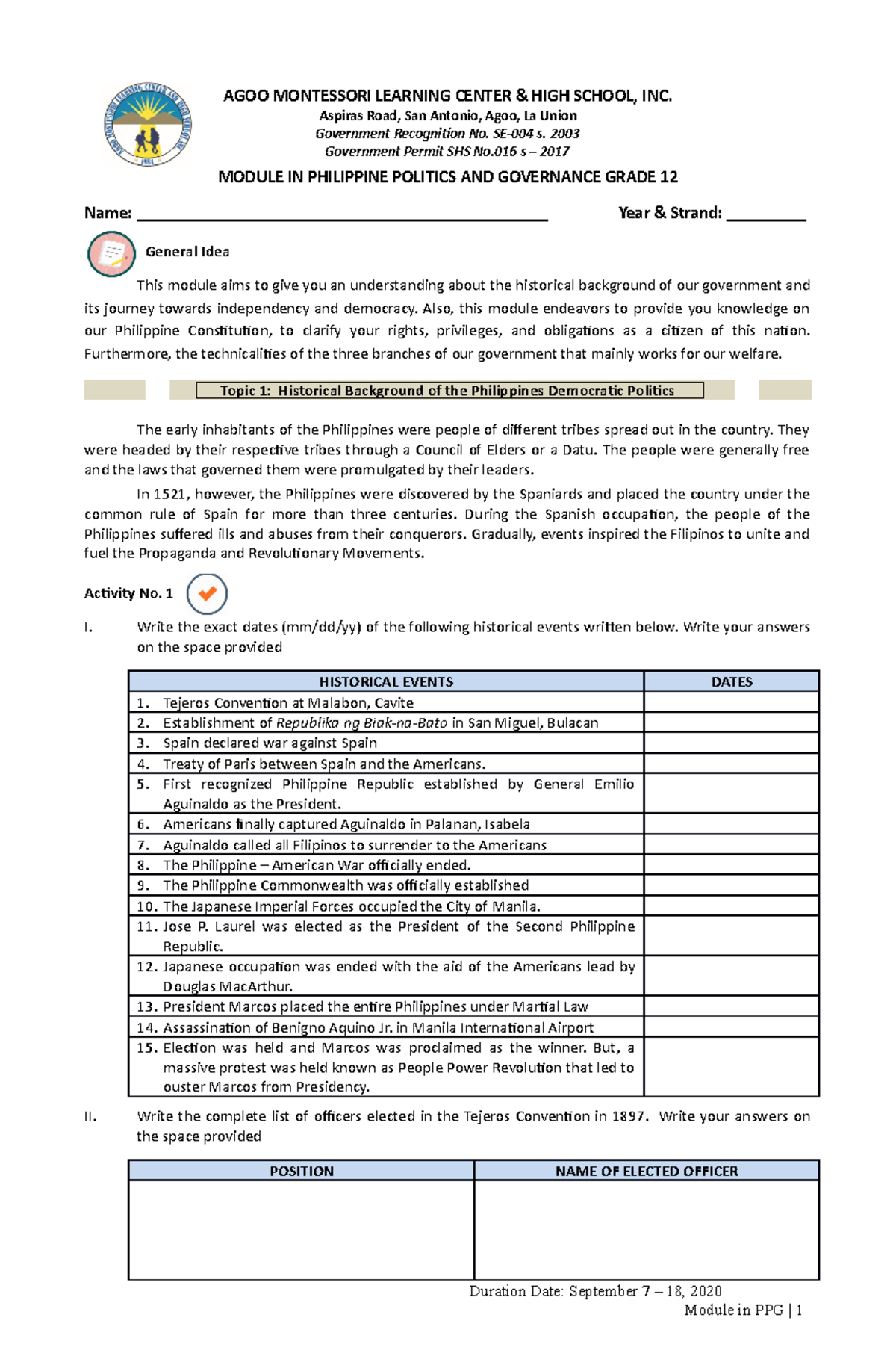 Understanding of Social Studies in the modern world - GE Science ...