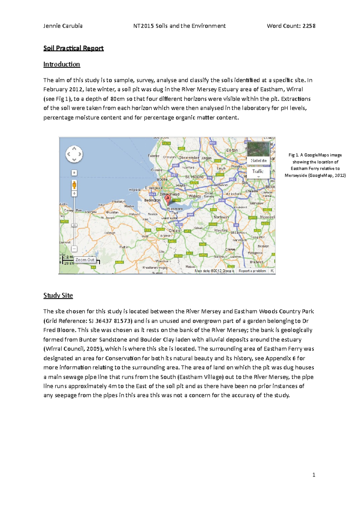 Soil Practical Report - Soil Practical Report Introduction The aim of ...