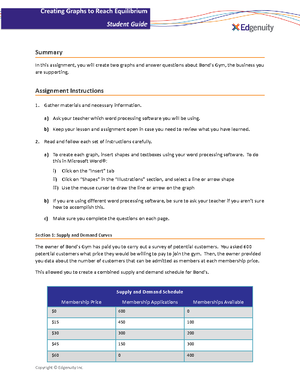 Competition and Free Enterprise Assignment - Write a paragraph about ...