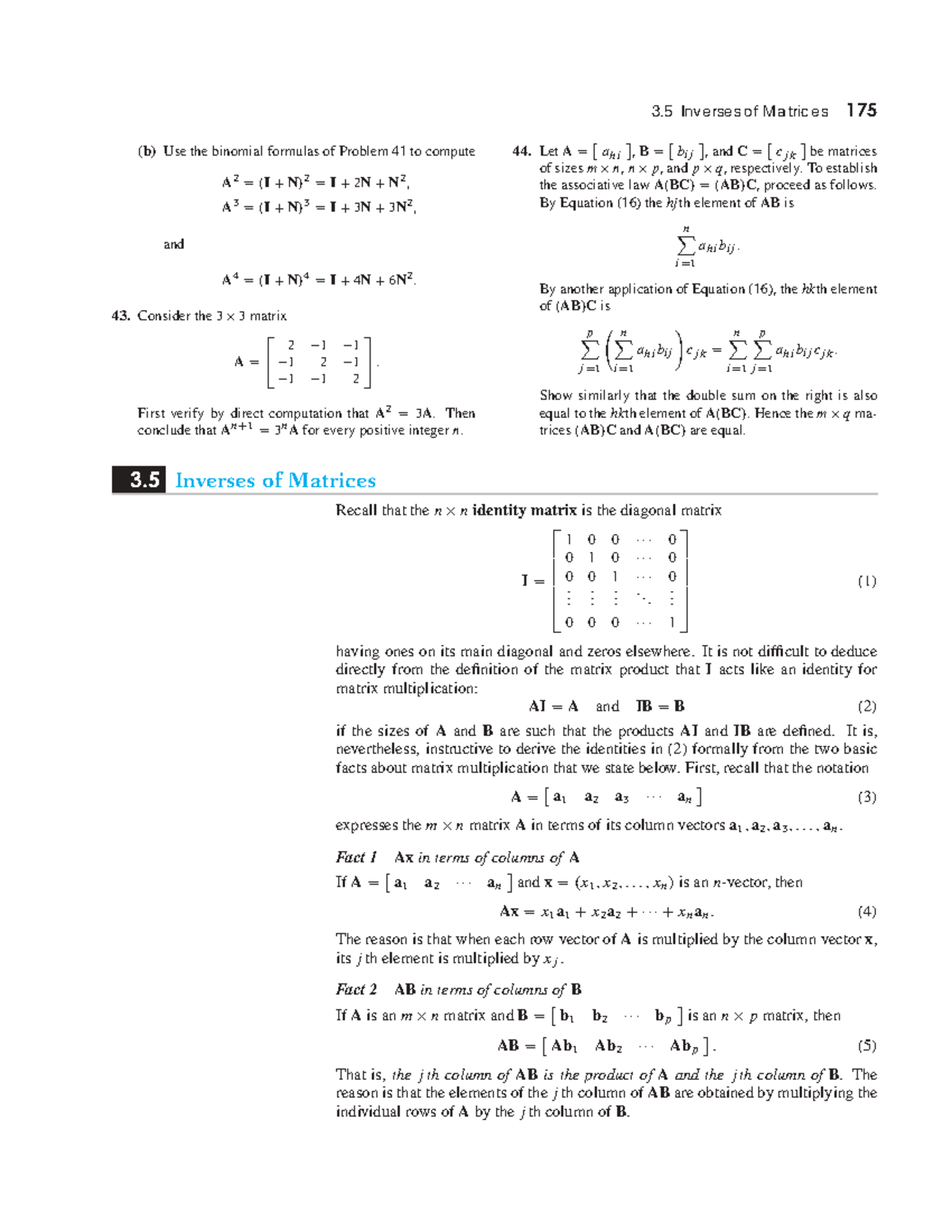 Differential-equations- (2)-64 - 3 Inve rse s o f Ma tric e s 175 (b ...