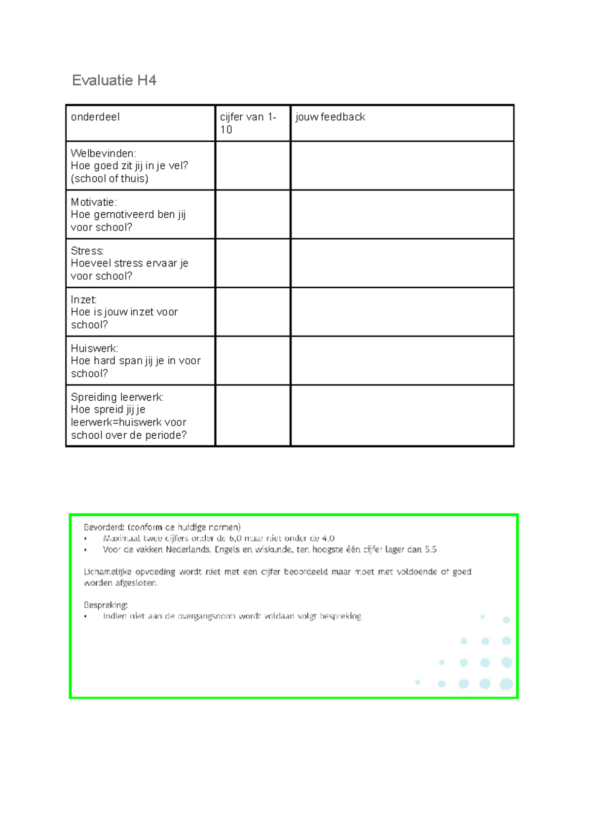 2023-03-03T08%3A56%3A12 - Evaluatie H onderdeel cijfer van 1- 10 jouw ...