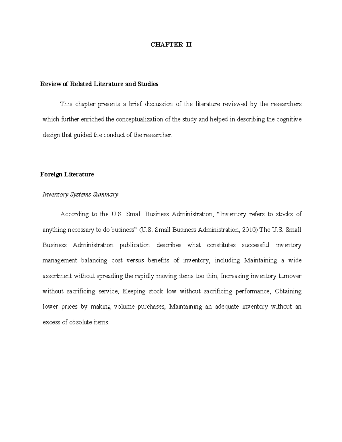 Chapter II - research - CHAPTER II Review of Related Literature and ...