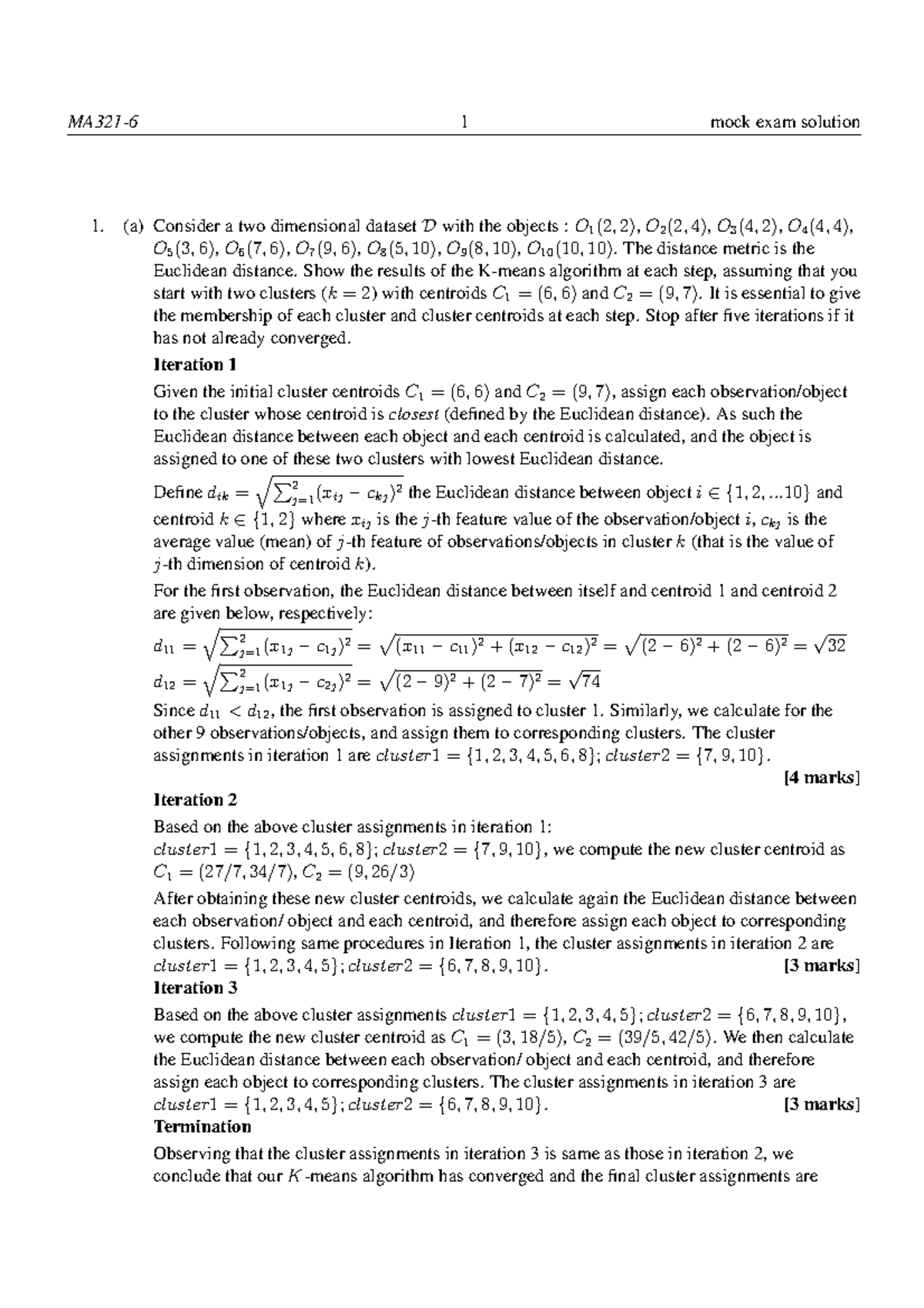 MA321-6-2021 mock exam solutions - (a) Consider a two dimensional ...