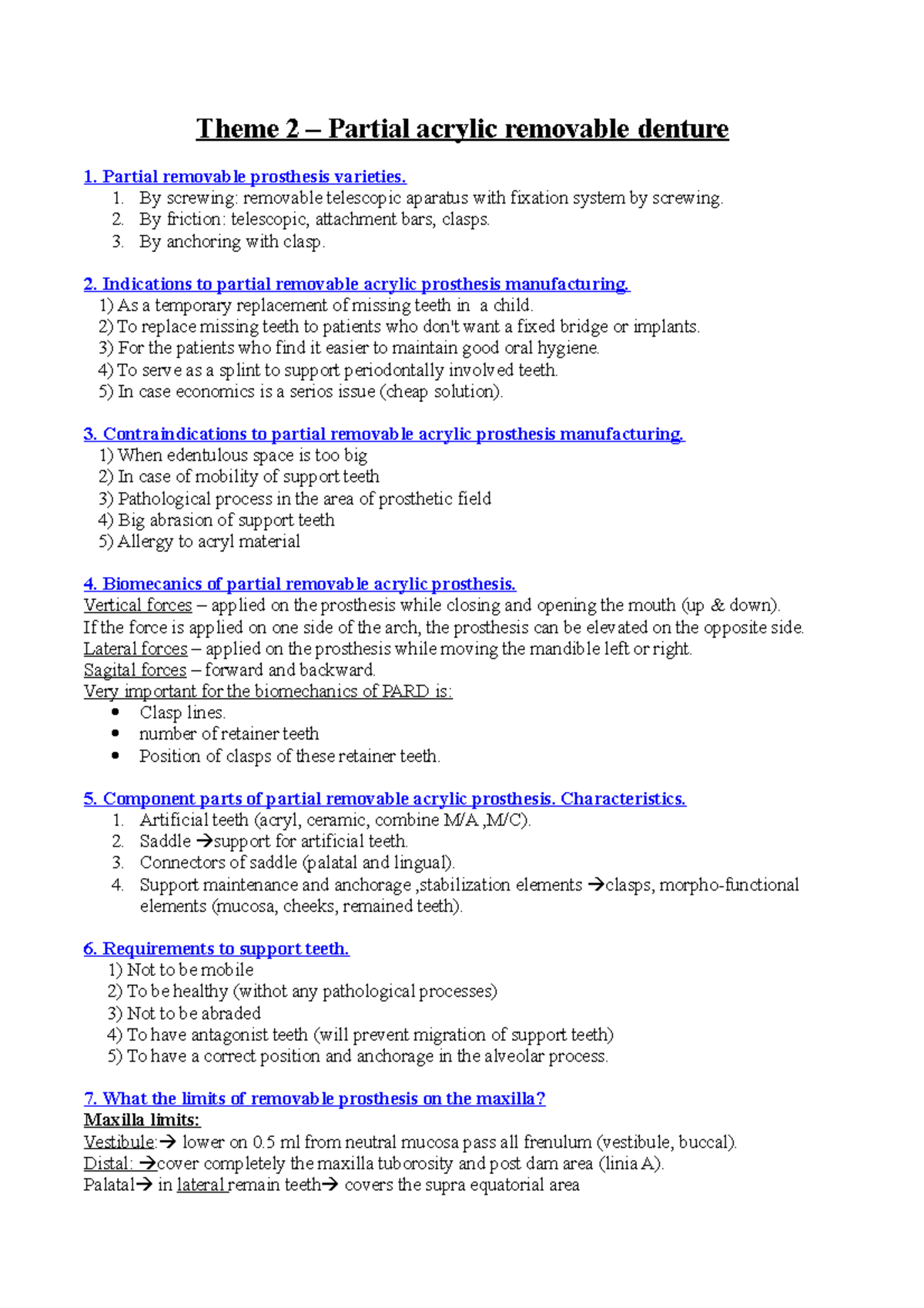 Methodical 2 - hbbbbbbbbb - Theme 2 – Partial acrylic removable denture ...