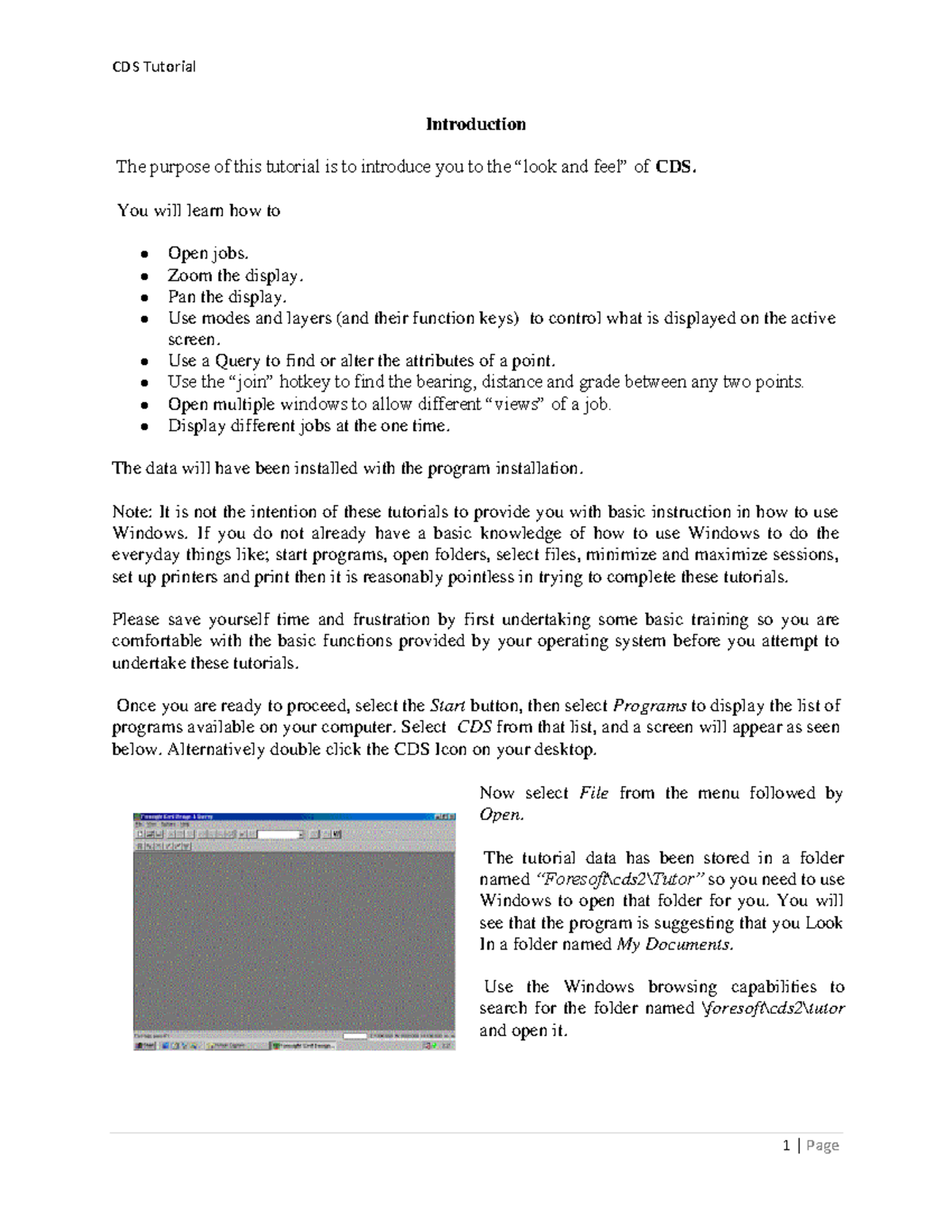 CDS Tutorial - hehe - Introduction The purpose of this tutorial is to ...