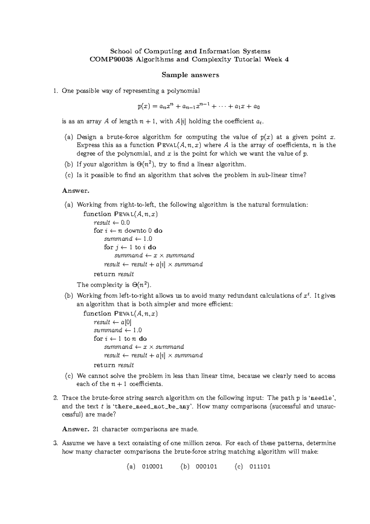 04 BFStr Permu with sol - School of Computing and Information Systems COMP90038 Algorithms and ...