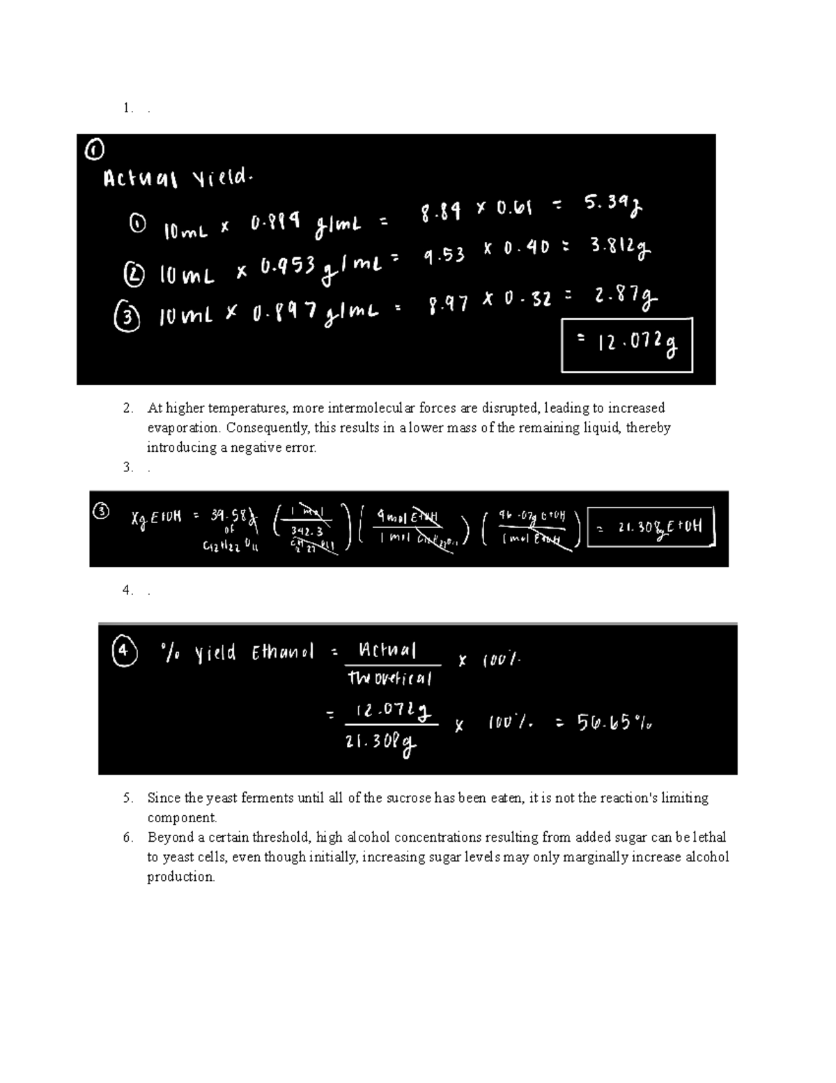 Can you make biofuel from sugar - 1.. At higher temperatures, more ...