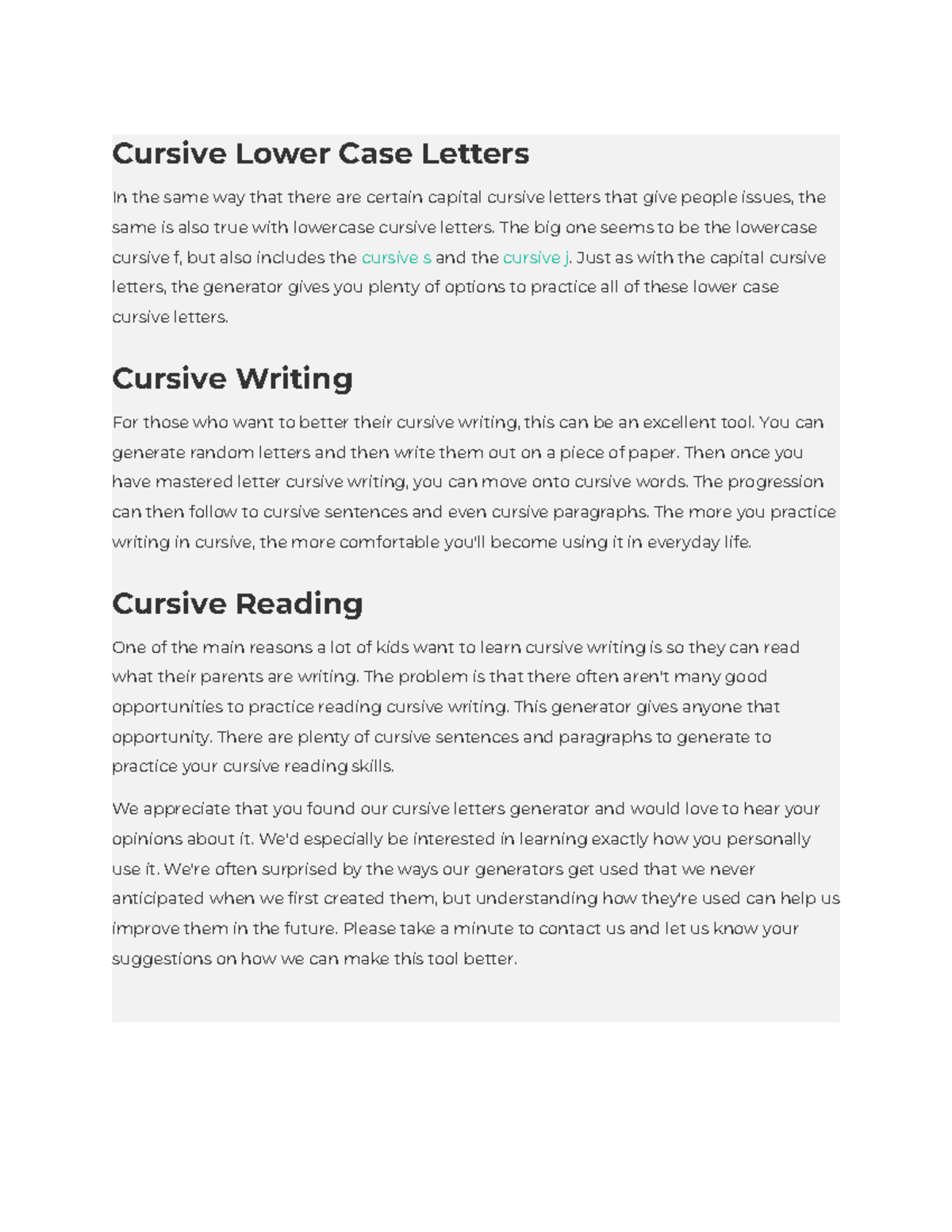 5 - Reseach of the earth and all and research of the school - Cursive ...