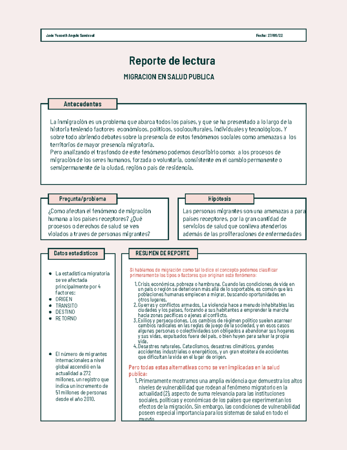 Rosa Líneas Azúcar Laboratorio de Química Reporte - Datos estadísticos ...