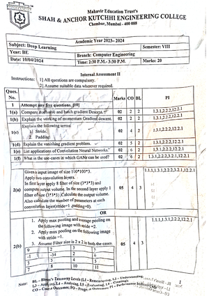 Deep learning modules handwritten notes of deep learining - Deep ...