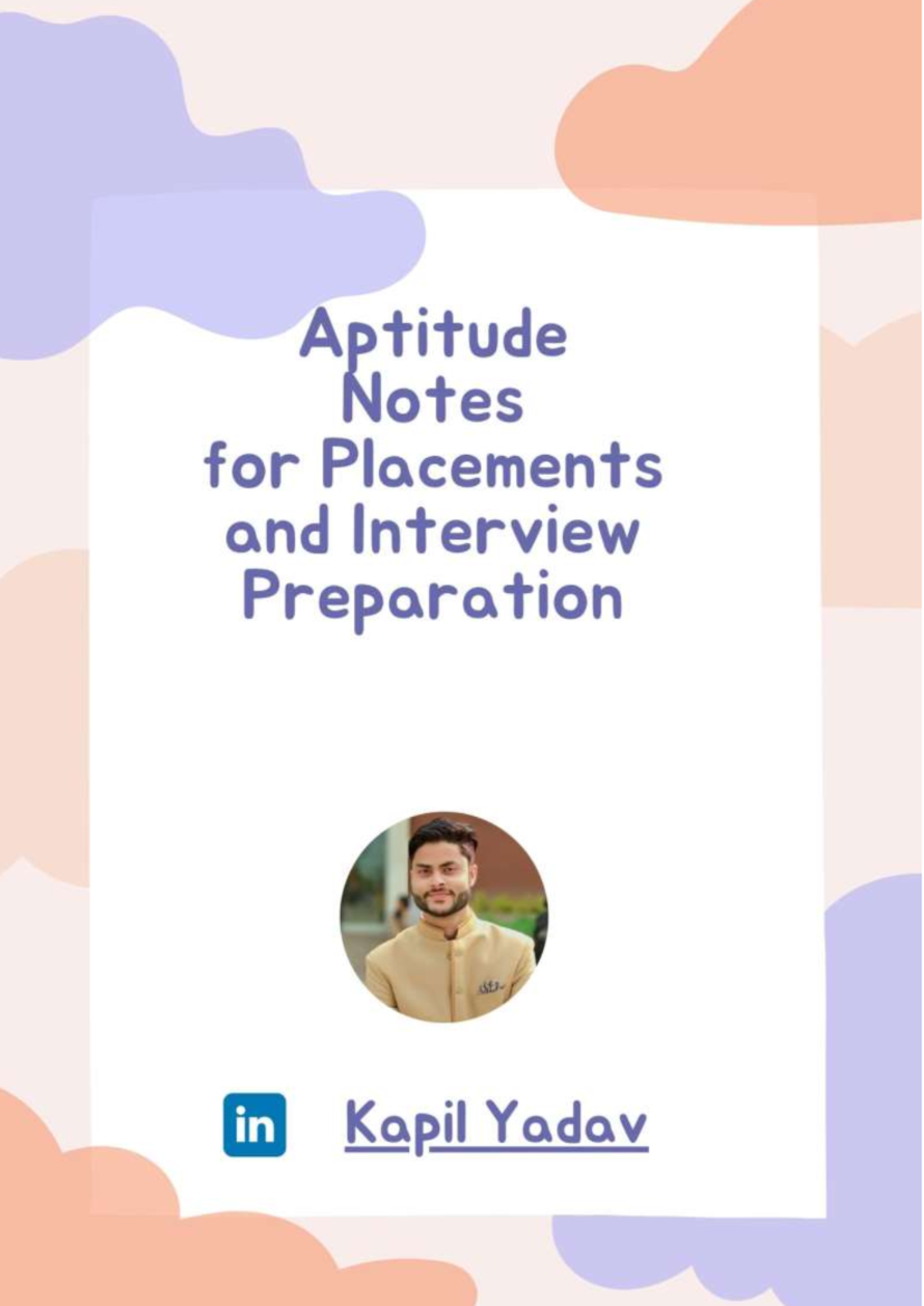 Apptitued notes for placement - GENERAL APTITUDE AND REASONING ...