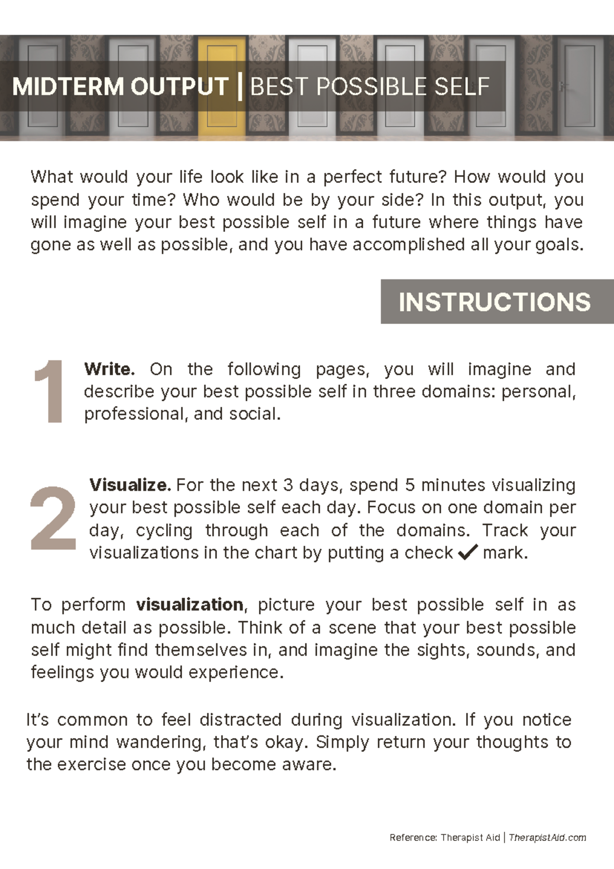 Midterm Output Answer Sheet - MIDTERM OUTPUT | BEST POSSIBLE SELF What ...