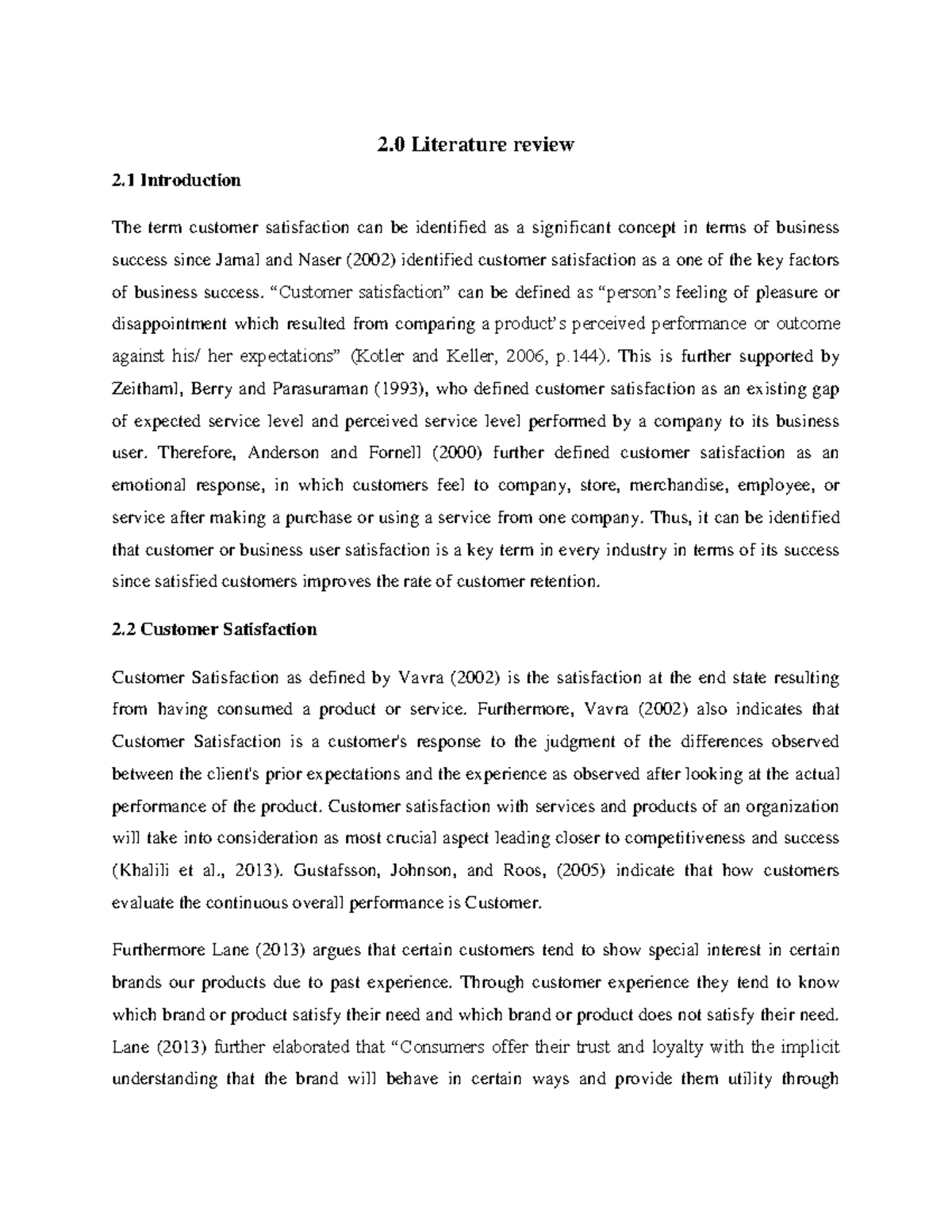 Literature Review - Tutorial work prepared for the given module ...