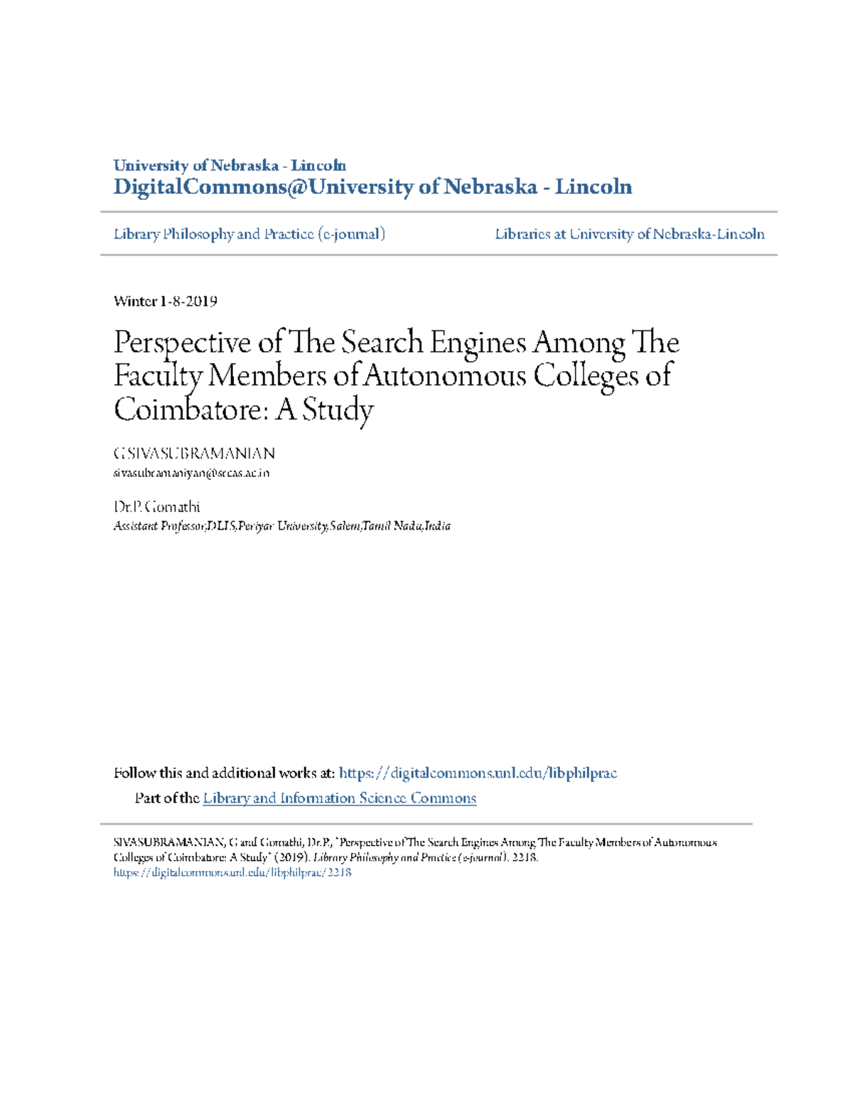 Fulltext - rarararara - University of Nebraska - Lincoln DigitalCommons ...