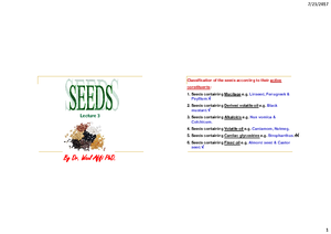 Fruits revision - Pharmacognosy - The FRUITS (Fructus) The fruit is the ...