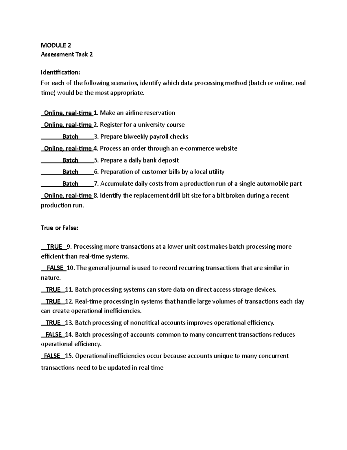 Gutierez Bcomp 2 Assessment Task 2 Bcomp 2 Assessment Task 2 - MODULE 2 ...
