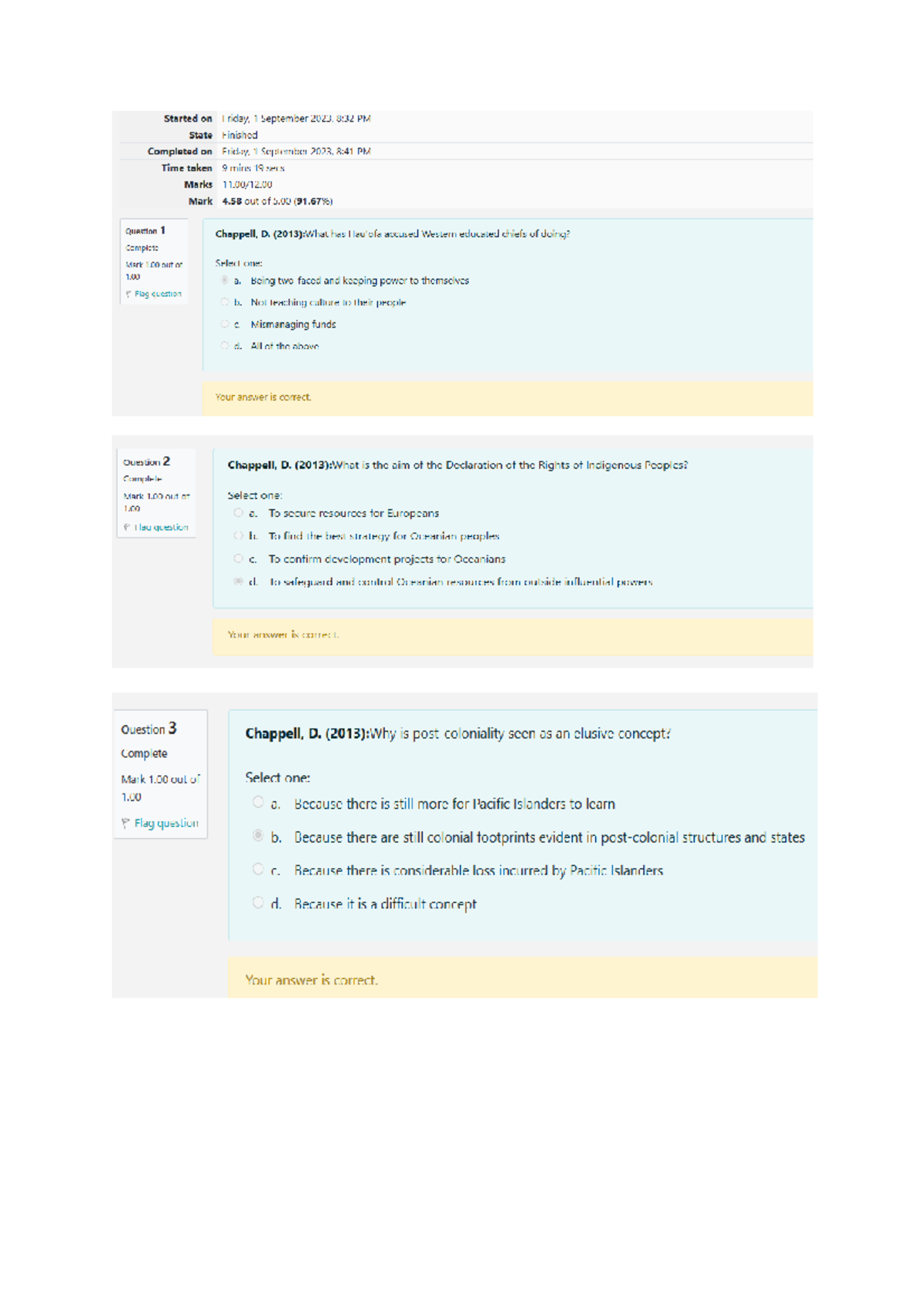 Mere S11198246 - UNIT 2 : QUIZ 2 - Pacific Worlds - USP - Studocu