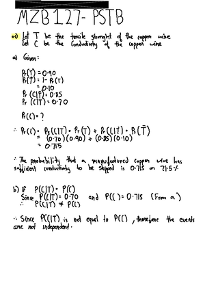 MZB127 PST2 - MZB127 - Q1a ####### Tuesday, 14 May 2024 12:36 PM Q1b ...