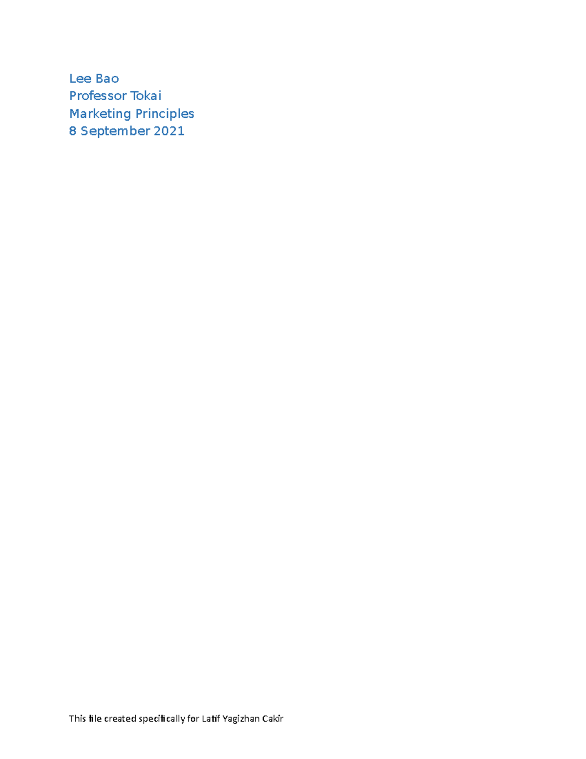 SAM WD19 APA 2a Latif Yagizhan Cakir 2 - CS 201 - Lee Bao Professor ...