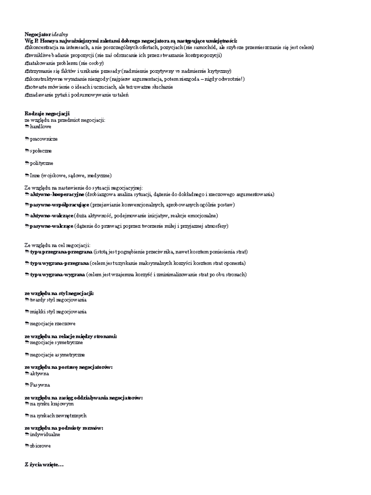 Negocjator-idealny - Summary Negotiations - Negocjator idealny Wg P ...
