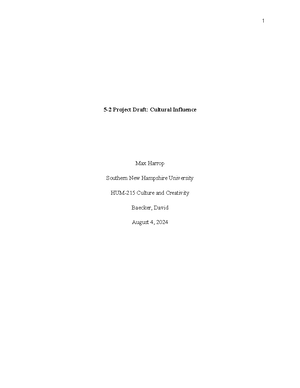 2-2 Project Draft Who is the Creator (1) - 2-2 Project Draft: Who is ...