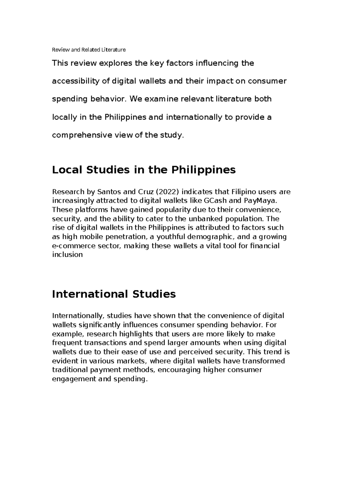 RRL - RRL for your research study - Review and Related Literature This ...