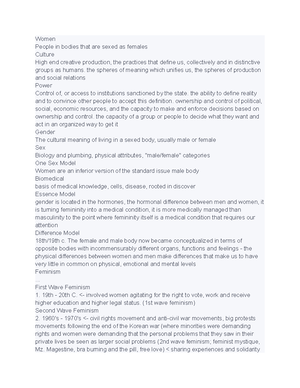 Wgst 2100 practice quiz - Psychology of women is most accurately ...